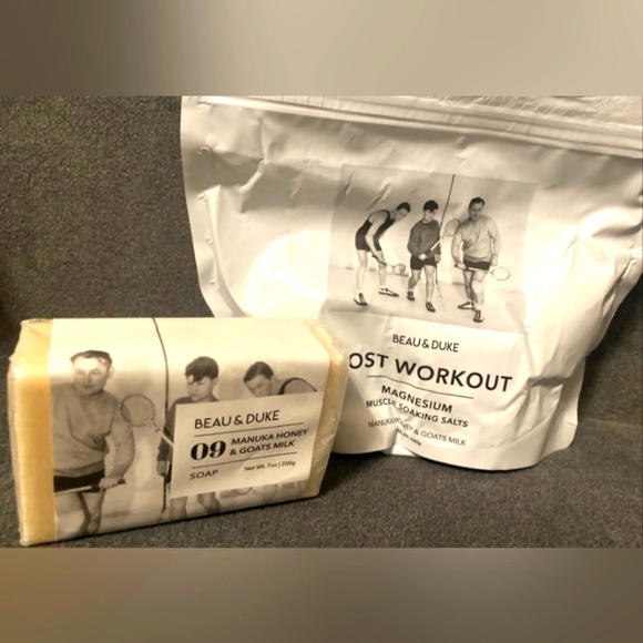 beau & duke | Grooming | Beau Duke Manuka Honey Goats Milk Bath Salt ...